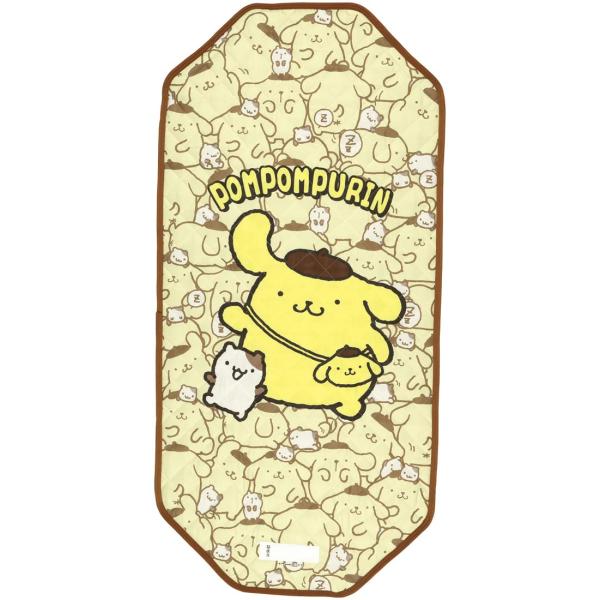 カラー：ポムポムプリンサイズ：Mediumサイズ:約60×130cm/材質:ポリエステル/原産国:中国コット(簡易ベッド)カバーMサイズ、名前が記入できるお名前タグ付き裏面:通気性に優れたメッシュ生地四隅のゴムひもを引っ掛けるだけで簡単に装...