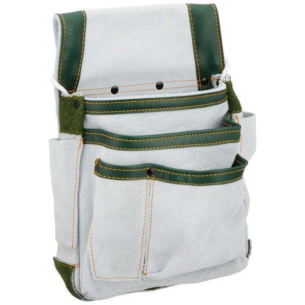 カラー：ホワイトスタイル：S MK-320用途:釘、金槌等の道工具類の収納、携帯特徴:摩擦・熱に強い牛床皮で、抜群の耐久性サイズ:(縦)約320×(幅)約270mm仕様:60mm幅ベルトまで対応本体:牛床皮