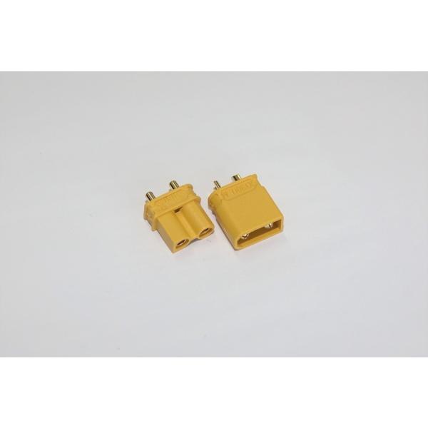AMI003 AMASS 純正 XT30U コネクタ（オスメスセット）・AMASS純正 XT30U コネクター（オスメスセット）になります。・UAV、AGV等の機体とバッテリーを接続する際に使用いたします。　ケーブルが遊ばず、本体がすっきり...