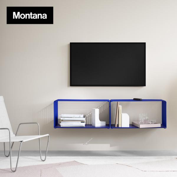 北欧デンマークを代表するモンタナ社の拡張性とカスタマイズ性に優れたパントンデザインのシンプルなワイヤーシェルフサイズ：W700×D348×H348mmカラー：クローム、スノー（ホワイト）、ブラック、モナーク（ブルー）、パイン（グリーン）、ブ...