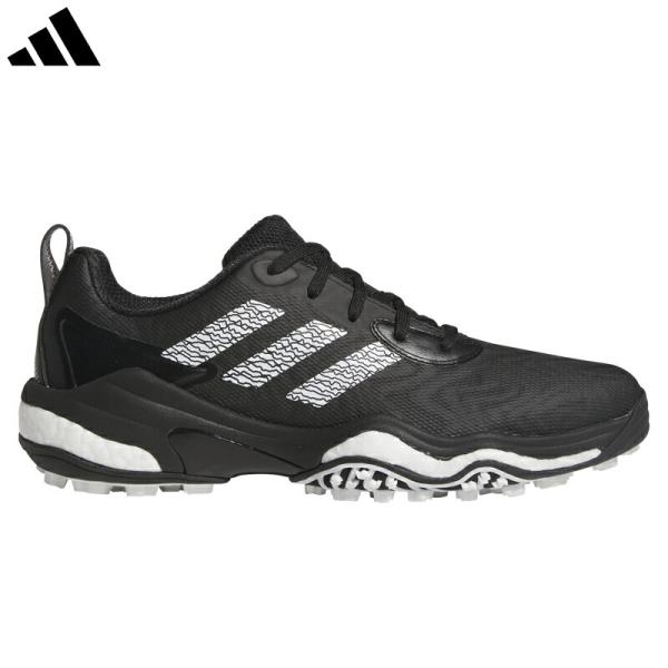 ■商品情報■日本史上でもっとも売れたスパイクレスシューズ、コードカオスシリーズが2年ぶりにフルモデルチェンジ。adidas最高峰のツアースパイクレスパフォーマンスを追求して開発されたコードカオス25は前作のコードカオス22の性能全てが更に向...