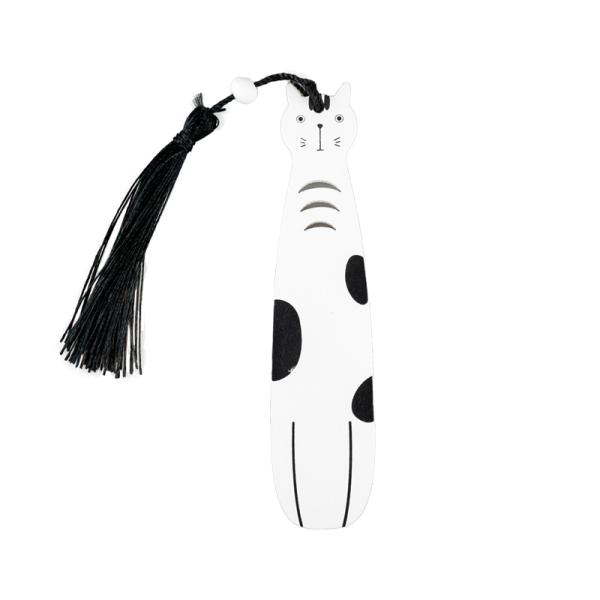 可愛いネコちゃんのブックマークです。ちょっと厚めなので飾りやキーホルダー風に使っても良さそうですね。大きさ：長さ130mm×幅30mm×厚み2.9mm（約）材質：木材検索文字/おすすめ人気ランキング可愛いこどもプレゼントギフト贈り物ブックマ...