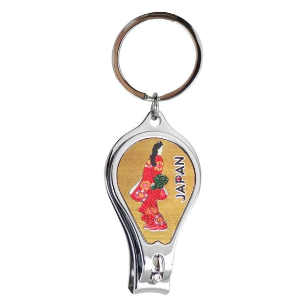 これ一つで感じる、日本の魅力。美しい見返り美人のデザインをあしらった爪切りに、栓抜き機能をプラスした特別なアイテム。艶やかな和柄が放つ気品と、便利さを両立しました。海外で人気の理由は、その美しい和柄デザインと機能性の組み合わせ。栓抜き飲料が...