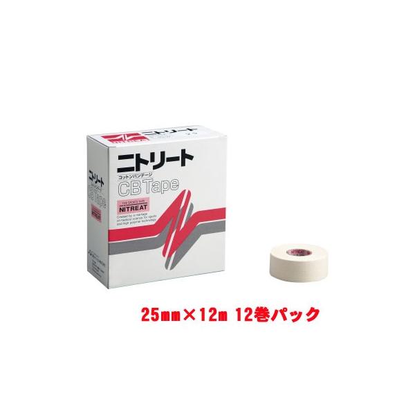 サイズ:25mm×12m 仕様その他:1ボックス入数：12ロール ※1ケース（外箱）4ボックス入り 日本陸上競技連盟オフィシャルテープ●2015総合 特徴:関節の固定と可動域の制限を目的として、予防から応急処置、再発予防で利用可能です。