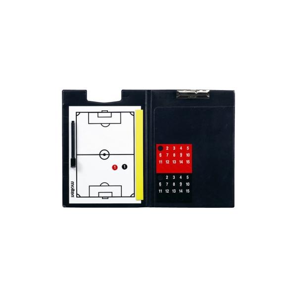 3800バインダー式のコーチ用作戦盤サイズ折りたたみ時：縦32.5×横24cm使用時：縦32.5×横48cmマグネットコート、ペン（黒）、メンバー表示用マグネット、番号マグネット（赤、黒各1枚