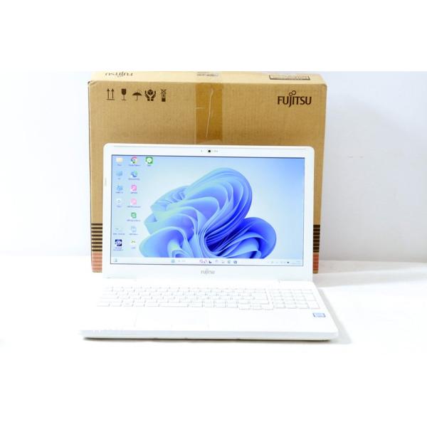 メーカー：富士通 FUJITSU品名：FMV LIFEBOOK WA2/B1 FMVWB1A23W液晶：15.6インチ WXGA (1366x768)導入済OS：Windows 11 HomeCPU：Core i3 6100U 2.3GHz...