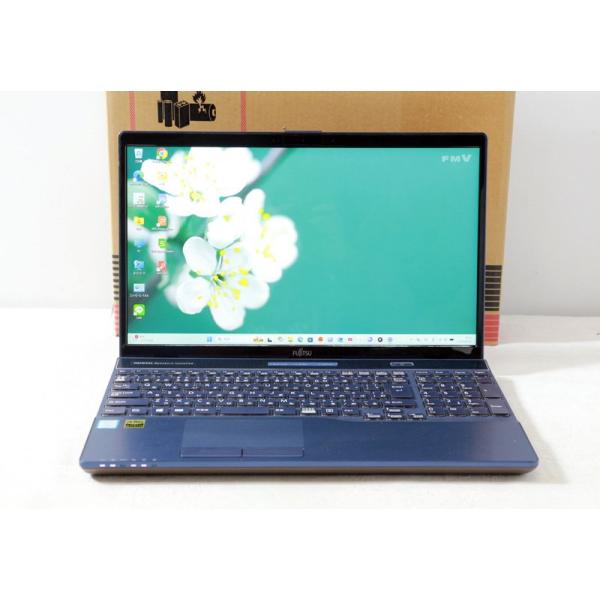 メーカー：富士通 FUJITSU品名：LIFEBOOK FMVA77C2L AH77/C2液晶：15.6インチ FHD (1920×1080)導入済OS：Windows 11 HomeCPU：Core i7 8550U 1.8GHzメモリ：...