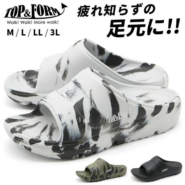 ブランド：TOP FORM トップフォーム商品名/品番：SK-4900素材：EVA樹脂、合成ゴムワイズ(横幅)：ゆったり幅広3E(EEE)相当取り扱いサイズ：S[23.5-24cm] M[24.5-25cm] L[25.5-26cm] LL...