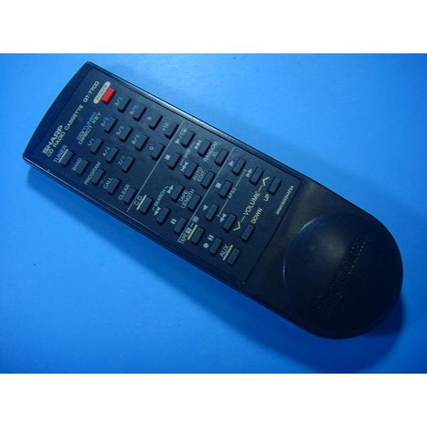 メーカー：SHARP型番：QT-77CD付属品：本体（写真内の物ですべてになります）【商品の状態】使用感、スレキズ、日焼け、汚れ等あります。全ボタン赤外線による動作確認OKでした。不具合がある場合は下記に記載致します。不具合：なし
