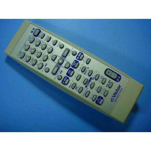 メーカー：ビクター型番：RM-SNSX77WMD付属品：本体（写真内の物ですべてになります）【商品の状態】使用感、スレキズ、日焼け、汚れ等あります。全ボタン赤外線による動作確認OKでした。不具合がある場合は下記に記載致します。不具合：なし