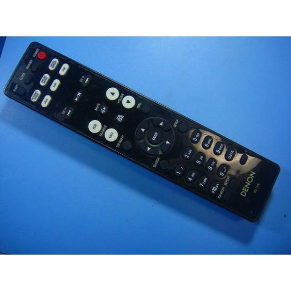 メーカー：デノン型番：RC-1175付属品：本体（写真内の物ですべてになります）【商品の状態】使用感、スレキズ、日焼け等あります。全ボタン赤外線による動作確認OKでした。不具合がある場合は下記に記載致します。不具合：なし