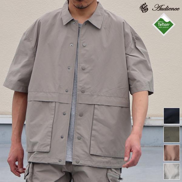 ■MATERIALコットン60%, ナイロン40%■サイズ表M SIZE 着丈73cm 身幅128cm 肩幅57cm 袖丈27.5cmL SIZE 着丈75cm 身幅132cm 肩幅59cm 袖丈28.5cm■COLOR ブラック,オリーブ...