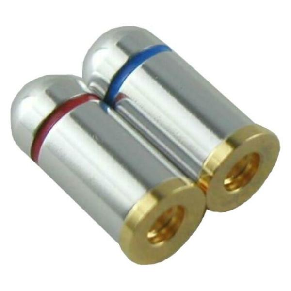 ・製品仕様サイズ：全長約1.2cm×直径0.5cm内径：3mm　カラー：レッド＆ブルー各1個パッケージ：クリスタルパック（簡易包装）※Shure SE215/SE315/SE425/SE535/SE846/UE900用 イヤホン自作用コネク...