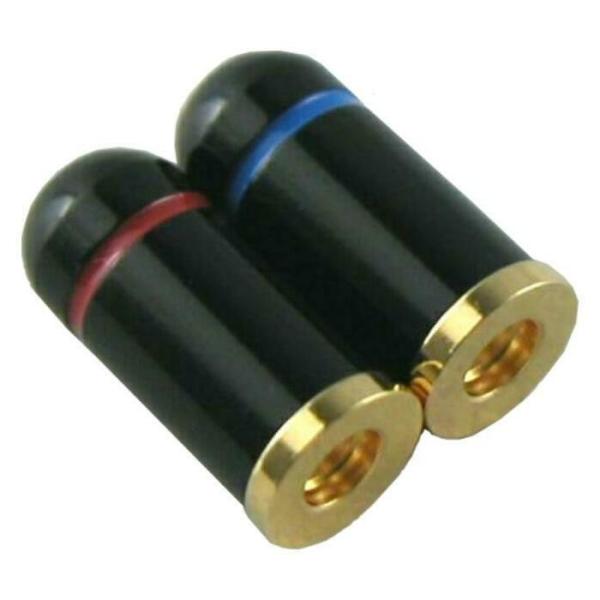 ・製品仕様サイズ：全長約1.2cm×直径0.5cm内径：3mm　カラー：レッド＆ブルー各1個パッケージ：クリスタルパック（簡易包装）※Shure SE215/SE315/SE425/SE535/SE846/UE900用 イヤホン自作用コネク...