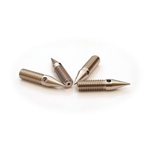 日本製炭素鋼を採用したスパイクスパイクの素材に大変稀少な日本製を採用しております。素材には工業グレードの炭素鋼（S45C）を採用し、信頼性と満足度を高めました。