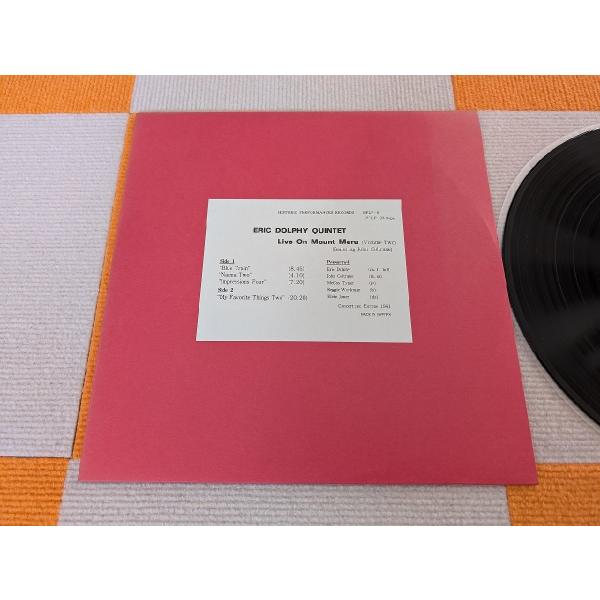 ■商品名HPLP-5/Eric Doiphy/John Coltrane/LIVE ON MOUNT MERUHISTORIC PERPOR MANCES RECORDSEric Dolphy / エリック・ドルフィJohn Coltran...