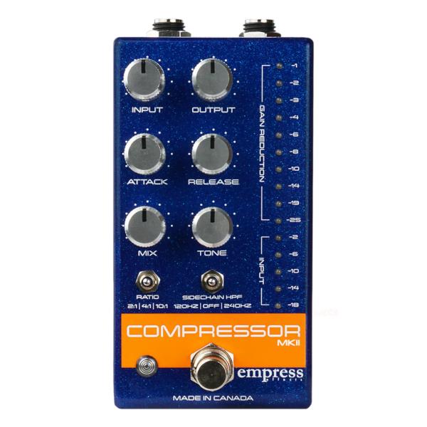 [直輸入品] Empress Effectsにしか達成できない高次元のコンプレッションを可能にした「Compressor」がMKIIにアップデート。スタジオ・レコーディングの名機Urei 1176コンプレッサー/リミッターからインスパイアさ...