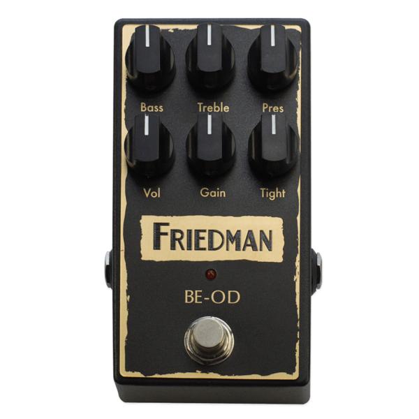 [直輸入品]世界中の一流ミュージシャンのステージを飾ってきた伝説のFriedman BE-100アンプのトーンを再現している「BE-OD」ボリューム、ゲイン、タイト、ベース、トレブル、プレゼンスなど、トーンを形作るために必要なコントロールを...