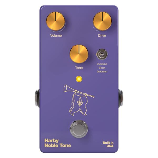 [直輸入品]Analog Manの「Prince of Tone」オーバードライブからインスピレーションを得た「Harby Noble Tone」オリジナルの回路基板と回路図を忠実に再現し、有機的なサウンドのチューブディストーションを得るこ...