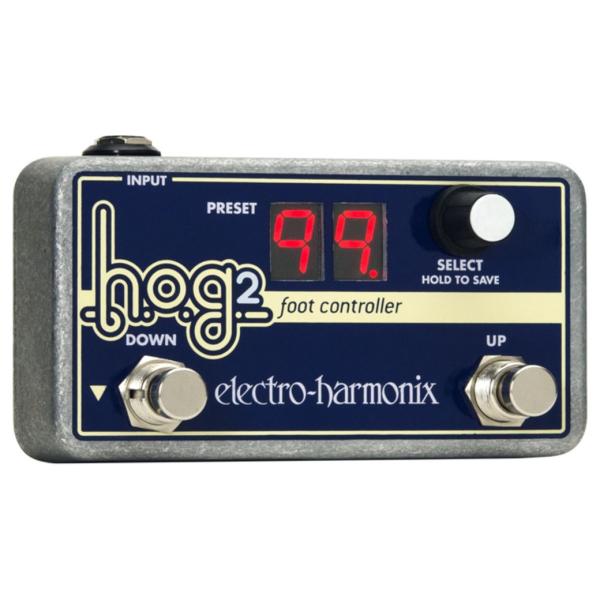 [直輸入品] HOG2専用のフットコントローラーで、最大100プリセットの保存と呼び出しが瞬時に行えます。HOG2本体にはディスプレイはありませんが、LEDディスプレイでプリセットナンバーを視認することも可能です。電源はHOG2本体から供給...