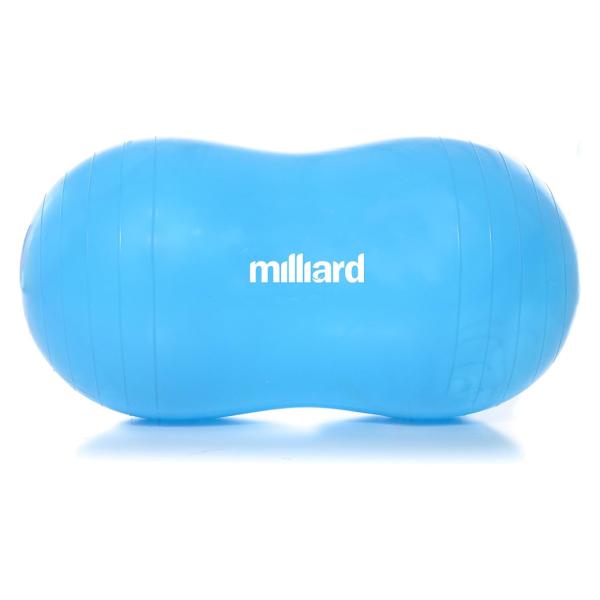 [直輸入品]姿勢改善や重量挙げトレーニングにおける体幹強化に使用するミリアード・ブルー・ピーナッツボール ほぼ全てのトレーニングプログラムに容易に組み込めます。ジム、ヨガ、リビングでの使用に最適です。特に硬膜外麻酔分娩における分娩促進に使用...