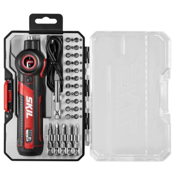 [直輸入品]家具や玩具の組み立てから、手の届きにくいキャビネットのネジ締めまで、ちょっとした作業や修理を素早く快適に行うことができます。人間工学に基づいた電動ドライバーで、特許出願中の首振りヘッドが特徴で、0度、22.5度、45度の3つの位...