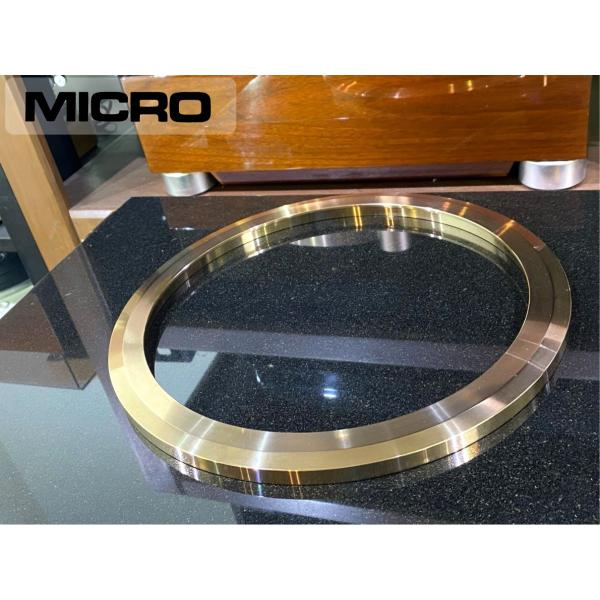 メーカー：MICRO 型名：外周フライホイール 重量：約 3.4kg 寸法：約 外径360mm/内径300mm