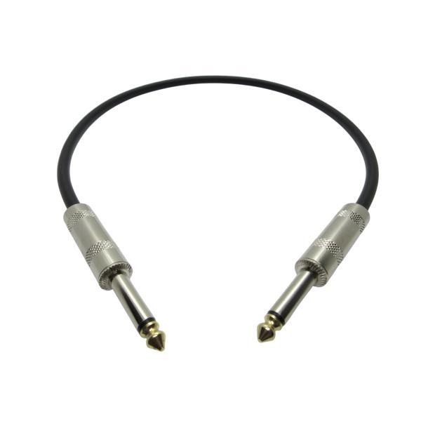 ■ 商品仕様 ■ケーブル：CANARE カナレ L-2T2S（2芯シールド線）芯線：非メッキ銅線、シールド：錫メッキ銅編組シールド、ケーブル外径約6.0mm（ケーブルは非常に柔軟で取り回しやすい）TSフォンプラグ：CLASSIC PRO ク...