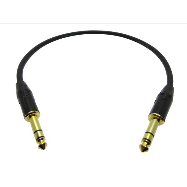 ■ 商品仕様 ■ケーブル：立井電線 SOFTEC MIC CORD（2芯シールド線）芯線：非メッキ軟銅線、シールド：錫メッキ軟銅線、ケーブル外径約6.1mm（ケーブルは非常に柔軟で取り回しやすい）TRSフォンプラグ：generic 黒（ノー...