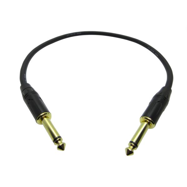 ■ 商品仕様 ■ケーブル：立井電線 SOFTEC MIC CORD（2芯シールド線）芯線：非メッキ軟銅線、シールド：錫メッキ軟銅線、ケーブル外径約6.1mm（ケーブルは非常に柔軟で取り回しやすい）TSフォンプラグ：generic 黒（ノーブ...