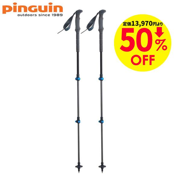 カラー／カーボンｘブルー、カーボンｘグリーンロックシステム／ファストロック、アンチショック／無しサイズ／使用時：100〜135cm、収納時：64cm　重量／235g（1本）シャフト素材／アルミニウム7075、カーボン付属品／トレッキングバス...