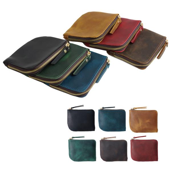 ◆軽量＆コンパクト設計手に馴染みやすいスリム設計。ポケットやカバンにもサッと入れる事ができます。サイズ：約10×8.5cm×1.5cm重量：約31.5g素材：牛革※個体差はありますが、スレ感、シワ感、血筋、シミ等、擦れた跡などがありますが、...