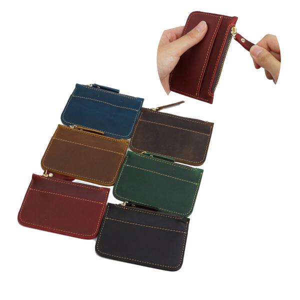 サイズ ：約7.8×11×0.6cm重量：約38g素材：牛革※同じカラーの商品でも素材の特性上、色味が異なる場合がございます。予めご了承ください。※個体差はありますが、スレ感、シワ感、血筋、シミ等、擦れた跡などがありますが、　本製品（牛革）...