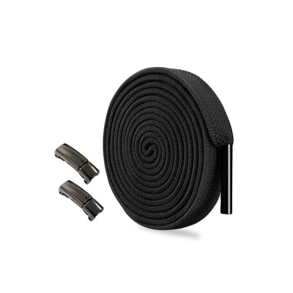 装着方法1.靴紐を適切な長さにカットします。2.靴紐をストッパーに通し、ロック部を強く押し固定します。3.反対も同様に行います。4.位置など調整し、完成です。靴紐長さ(約)：100cm±5cmサイズ(約)：27.5×10.5×7mmカラー：...