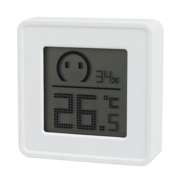 サイズ(約)：画像参照温度範囲：0℃〜60℃温度測定精度：±1℃温度分解能：0.1℃湿度範囲：0%RH〜99%RH湿度測定精度：±5%RH湿度分解能：1%RH動作電圧：1.5V電池種類：LR44付属品：両面テープ、テスト電池材質：ABS 他...