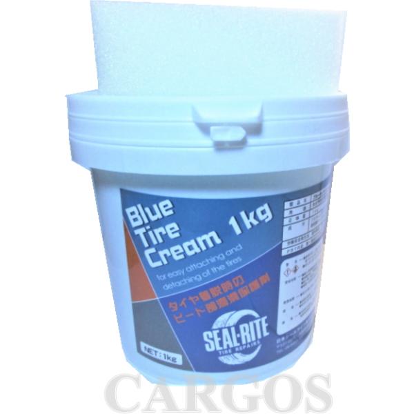 タイヤクリーム（1kg入）ビードクリームスポンジ付き日本シールライト（株）（検査済み製品）