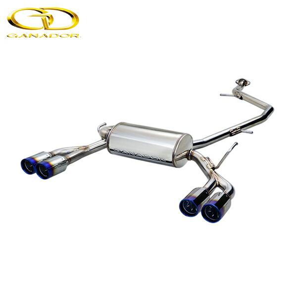 GVS-063BLガナドール 株式会社マツ．ショウ マフラー エキゾースト 排気系パーツ バーテックス4WD/SUV車メーカー　トヨタ車種　カローラクロス GR SPORT 標準バンパー型式　6AA-MXGH15排気量　-エンジン型式　M2...