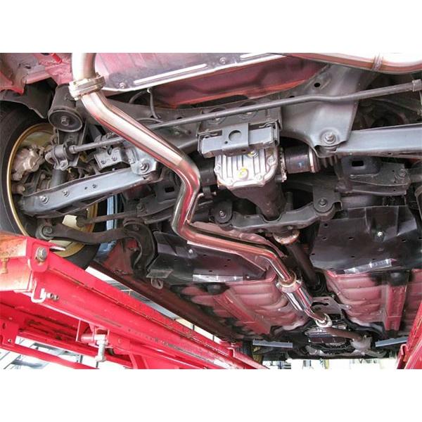 品番：250208C品名：EXAS エボチューン センターパイプ仕様：センターパイプメインパイプ：50φ(SUS304)サブタイコ：115φ(SUS304)サブ内径：50φJASMA：○近接排気騒音：84db(EVO Tuneマフラーと同時...