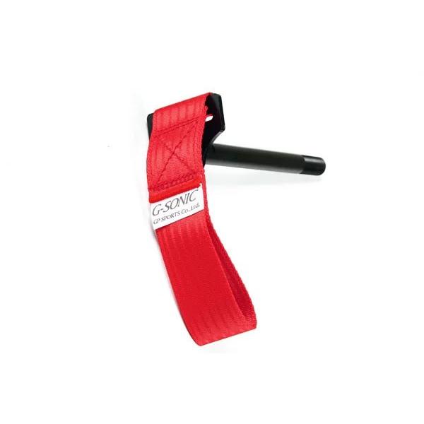 品番：030929品名：G-SONIC トーイングストラップ リア用 TS1-13 レッドカラー：レッドストラップ部寸法：幅46mm/長さ約200mmネジ部：M16-P1.5仕様：リア用車メーカー：トヨタ車種：ハチロク型式：ZN6GP SP...
