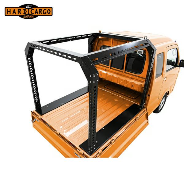 品番 1100100有限会社 エフクラス HARD CARGO ハードカーゴ 軽バン  カスタムパーツ カスタマイズパーツ ドレスアップ 用品 アウトドア キャンプ サーフィン 角材積載 長尺物積載 柵 さく 枠 キャリア ラック ゲート ...
