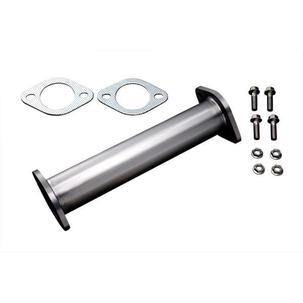 品番：RB6100-TY01A品名：フルチタン触媒ストレートパイプパイプ径：60.5mmパイプ厚：1.0mmフランジ厚：8.0mm重量：0.5kg素材：チタン商品内容：ストレートパイプ ×1、ガスケット/F ×1、ガスケット/R ×1、フラ...