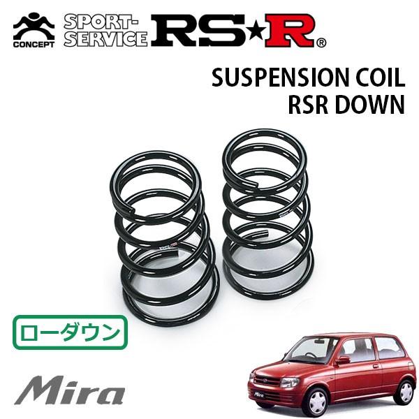 品番：D003DRメーカー名：RSR アールエスアールシリーズ：RS★R DOWN商品内容：リア用スプリング 2本ダウン幅(mm)：35〜30バネレート(kg/mm)：2.64保証：3年5万kmヘタリ保証自動車メーカー：ダイハツ車種：ミラ車...