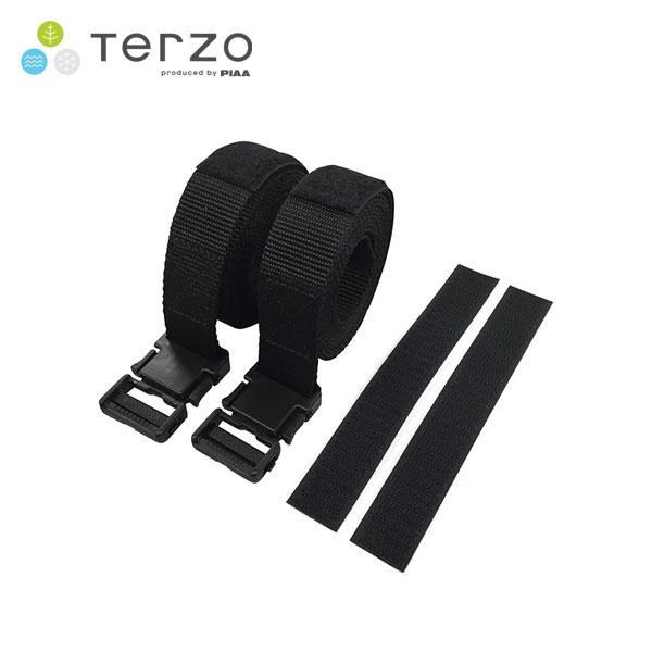 品番：EA71BEメーカー名：Terzo テルッツォ品名：ルーフボックス用 タイダウンベルト商品説明：Terzoルーフボックス内のインナーバックルベルト補修用およびオプション品として利用できます。長さ調整が自由にできますので荷物をしっかり固...