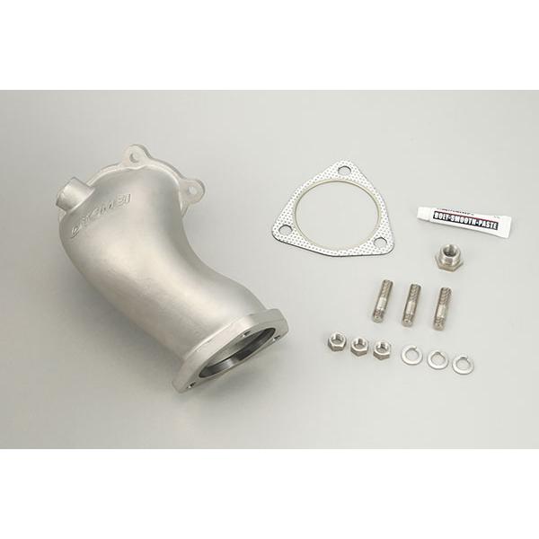 品番：423003品名：FULL CAST TURBO OUTLET PIPE (With EAI)材質：SUS304製法：ロストワックス出口内径：Φ72容積：950ccパイプ厚：3.0mmフランジ厚：11mm重量：1.75kgキット構成：...