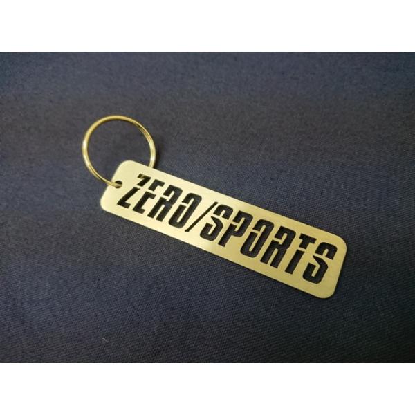 品番：1555054メーカー名：ZERO/SPORTS ゼロスポーツ品名：ステンレス製キーホルダーサイズ：80×20×1.5t備考：表面ヘアライン加工済みZEROSPORTS 0スポーツ ZERO-SPORTS ZERO SPORT SPORTS