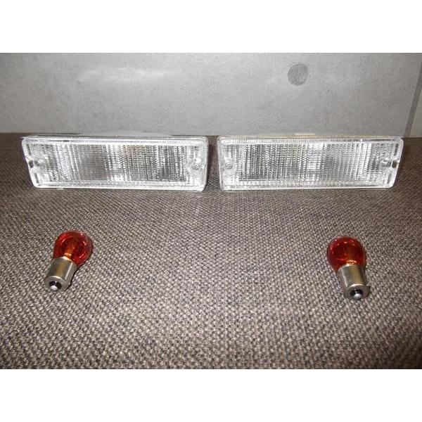 ★新品　送料込 日産 ダットサン ピックアップ D21系 / テラノ D21系　クリアフロントウィンカー★★新品　社外品　送料込 日産 ダットサン ピックアップ D21系 / テラノ D21系　クリアフロントウィンカー★　新品バルブ2個付　...