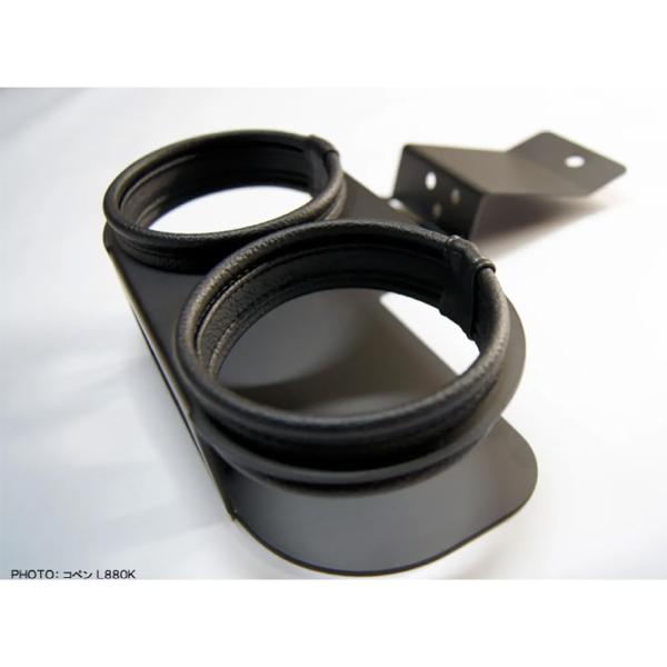 ■品番：6664■リングカラー：ブラック■サイズ：W167×D95×H58(mm)※ステー部分は含まず■素材：スチール製/黒塗装/合成レザー