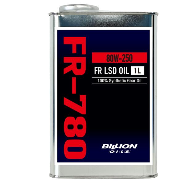 ■品番：FR-780■ベースオイル：100％化学合成油■粘度：80W-250■40℃動粘度：440.2■100℃ 動粘度：46.89■粘度指数：165■API：GL-5■推奨使用温度域：常温〜150℃■用途：FR機械式LSD装着車のデフオイ...