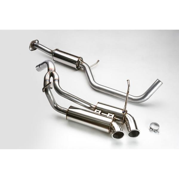 ■品番：SP7004-N■認定番号：JQR30182137/R06At■メインパイプ径：50.8Φ■テールエンド外径：70Φカールファンネル■出口位置：右側ダブル■純正出口位置：右側ダブル■分割数：2■交換位置：触媒後■製品重量：13.35...