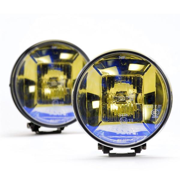 ■品番：Ｓ−９６８１■ボディー材質：樹脂■仕様：ブラックボディー ゴールドレンズ H3-12v55w■セット内容・ランプ本体×2・ランプカバー×2・ピコスイッチ・リレーハーネス■ドライビング配光